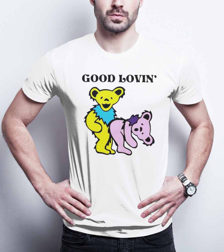 Grateful Dead Bears Good Lovin' Featuring Iconic Dancing Bears T-Shirt