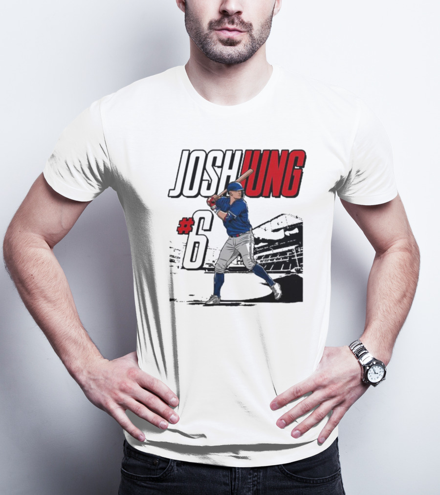 Josh Jung #6 Texas Baseball MVP Player T-Shirt
