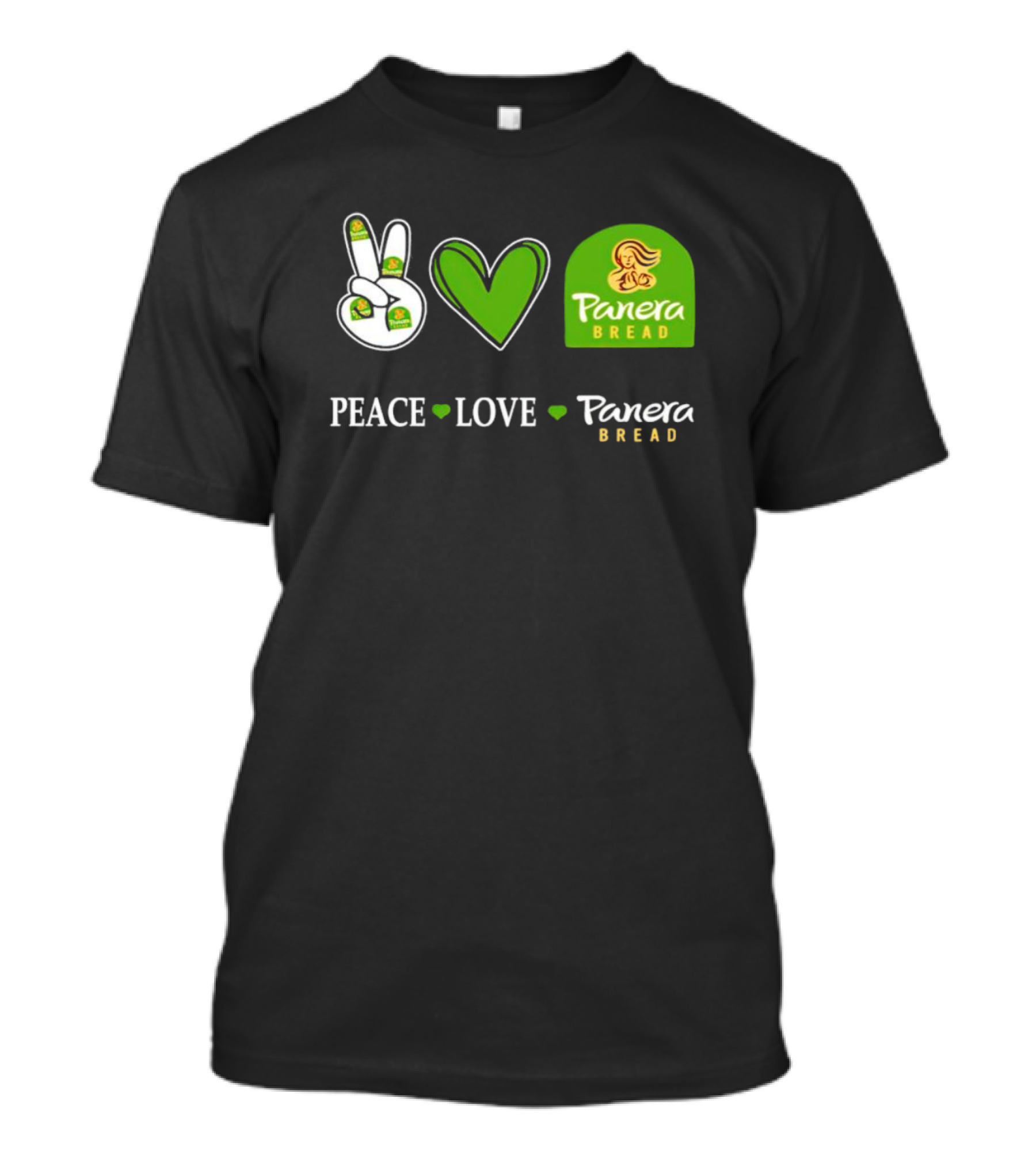 Peace Love Panera Bread Heart T-Shirt