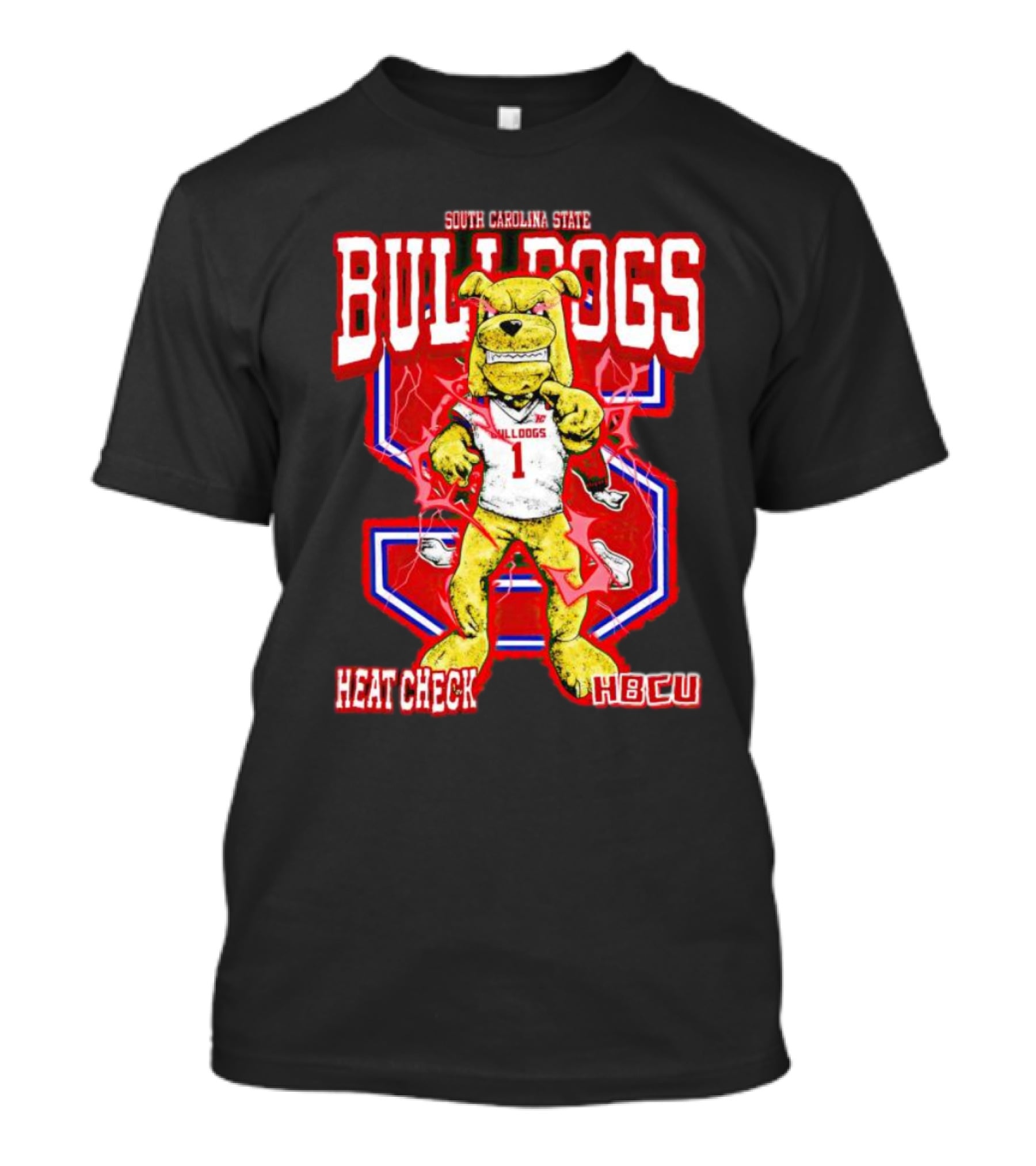 South Carolina State Bulldogs Heat Check HBCU Sports Mascot T-Shirt