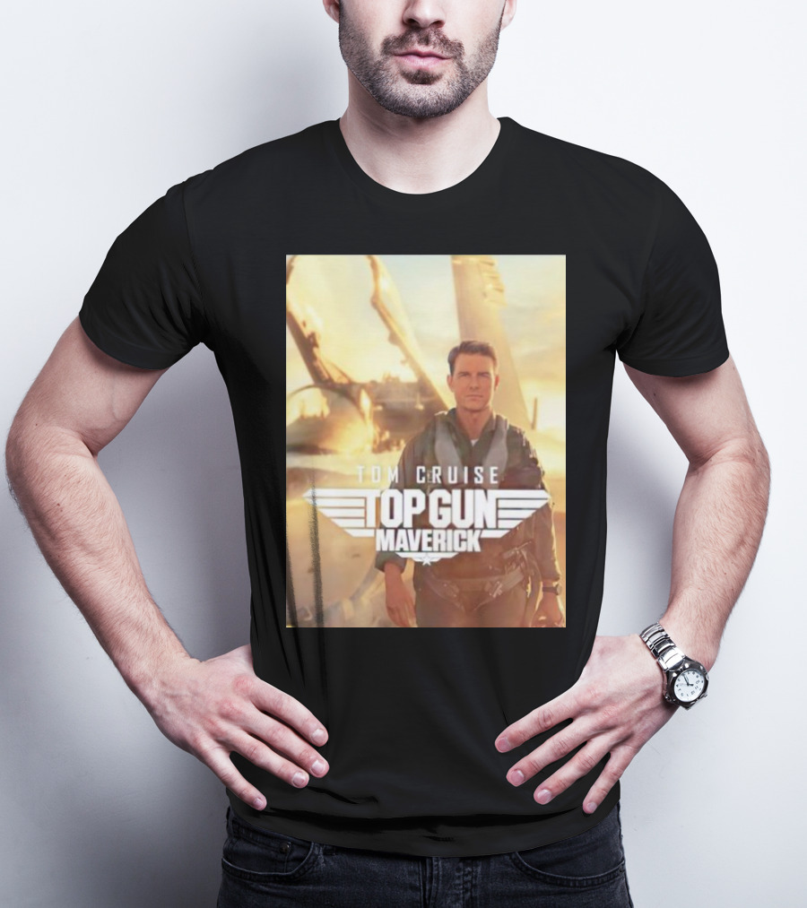 Tom Cruise Top Gun Maverick Pilot Iconic Movie Scene T-Shirt