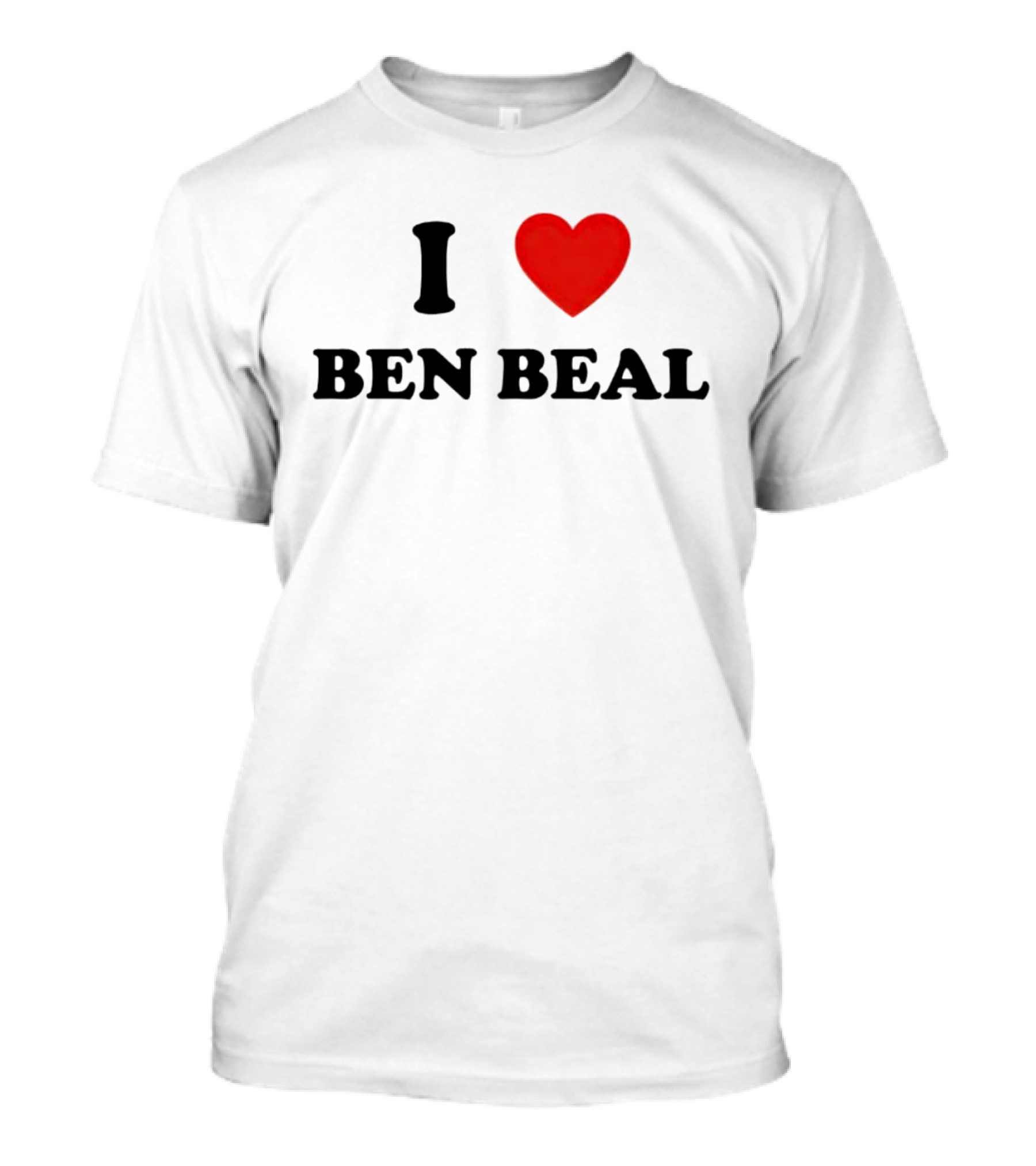 I Love Ben Beal Red Heart T-Shirt