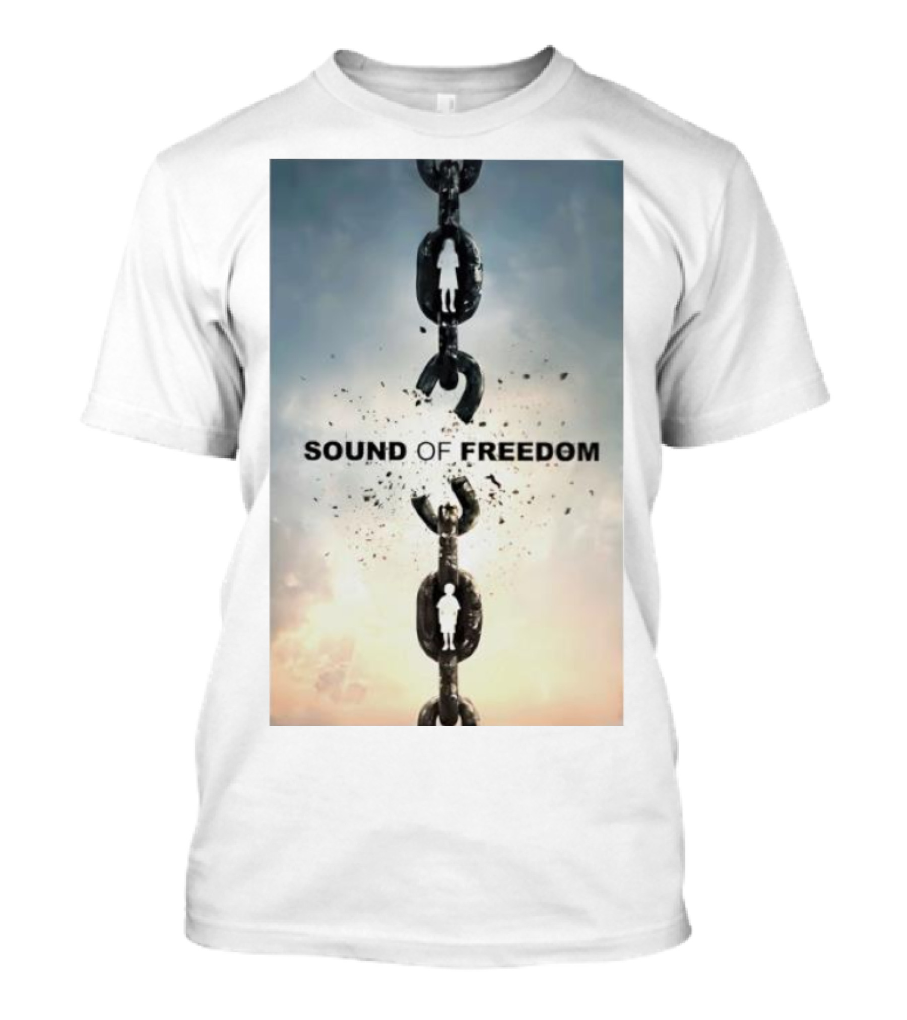 SOUND OF FREEDOM Broken Chains Symbolic T-Shirt