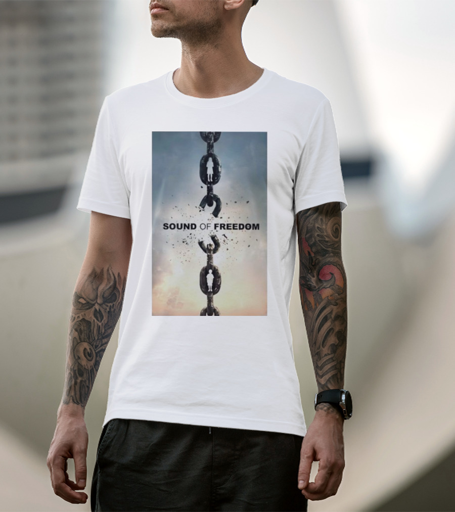 SOUND OF FREEDOM Broken Chains Symbolic T-Shirt