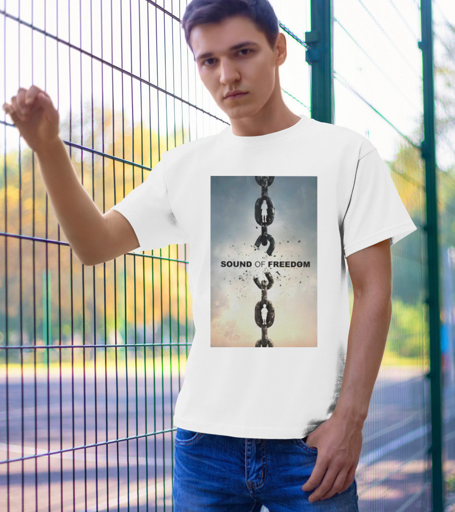SOUND OF FREEDOM Broken Chains Symbolic T-Shirt