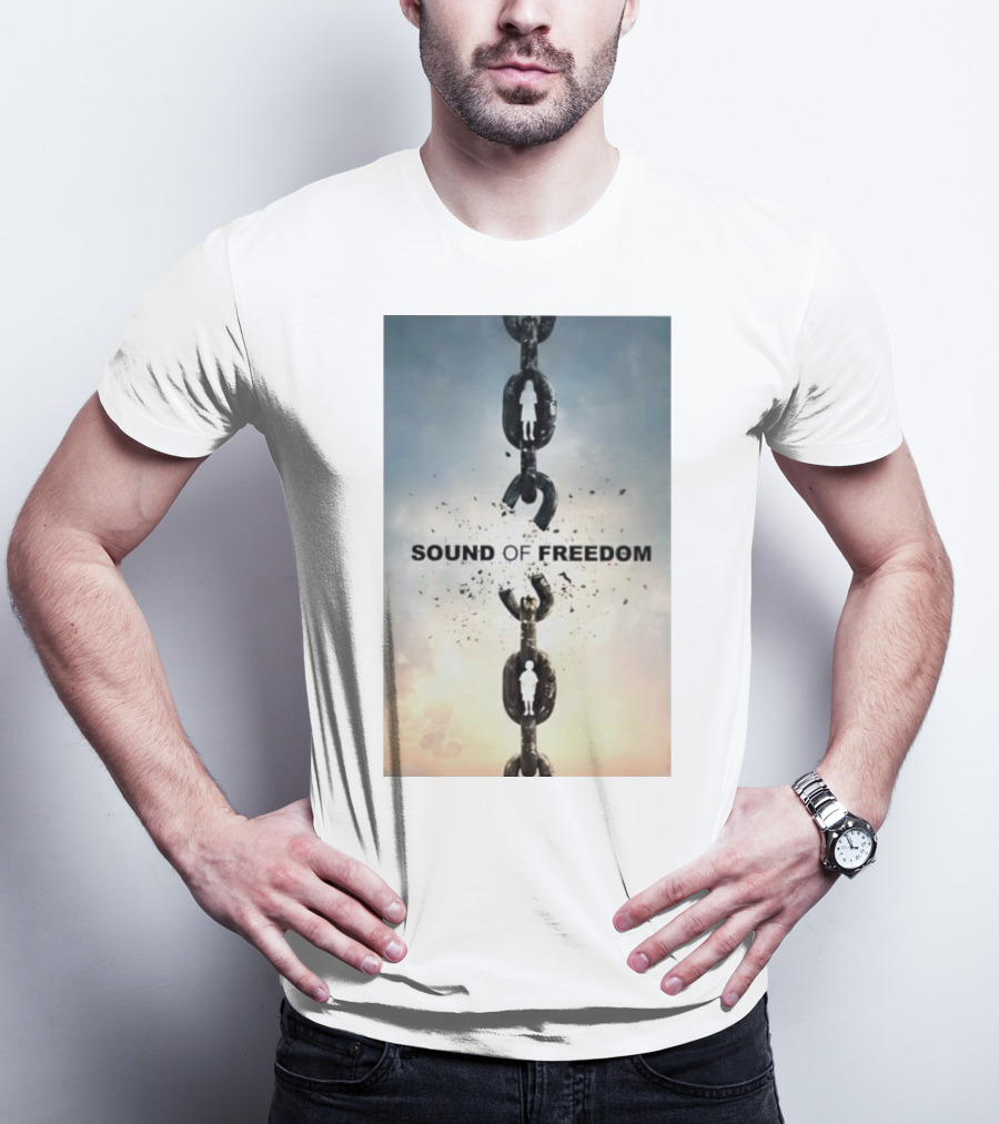 SOUND OF FREEDOM Broken Chains Symbolic T-Shirt