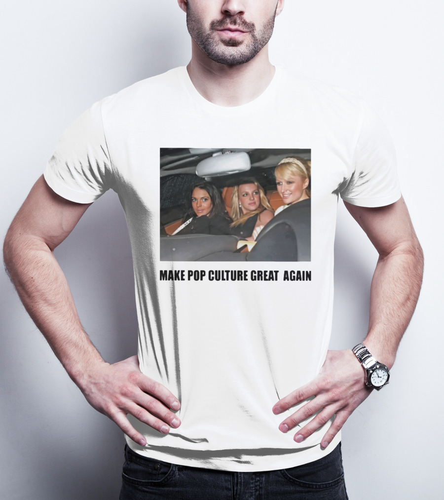 Make Pop Culture Great Again Celebrity Car Moment T-Shirt