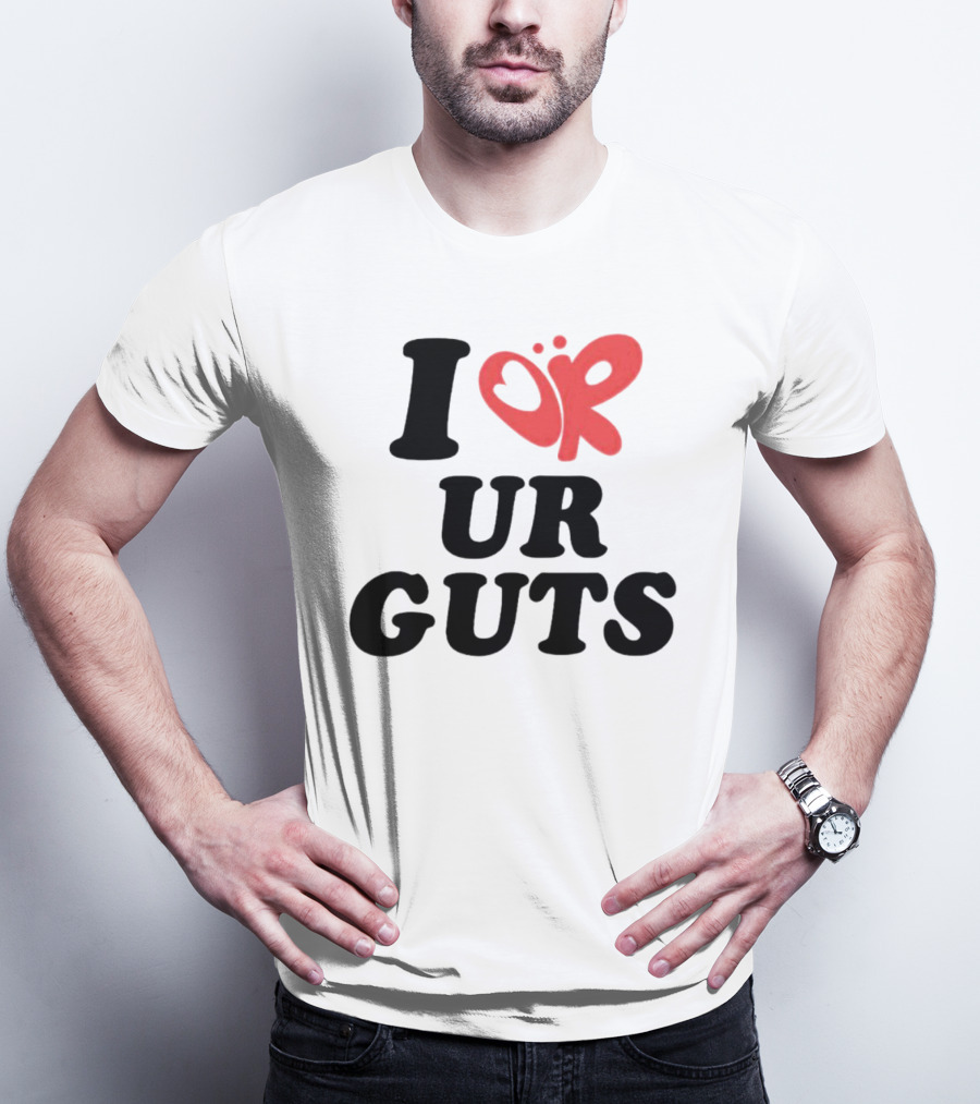 I Or Ur Guts Butterfly Heart T-Shirt