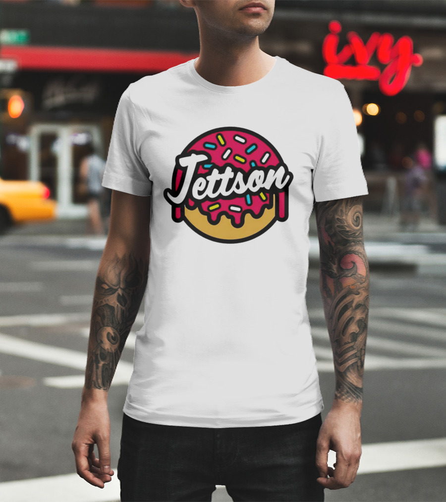 Jettson Colorful Sprinkled Donut T-Shirt
