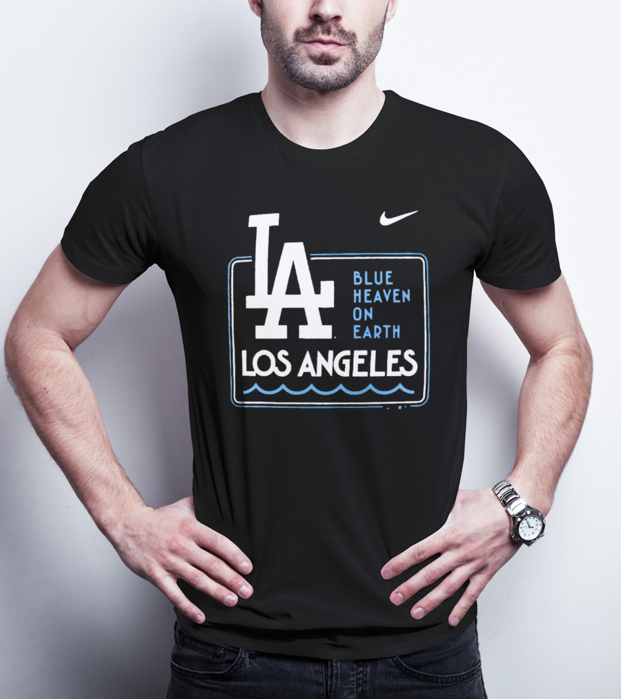 Los Angeles Dodgers Blue Heaven On Earth T-Shirt