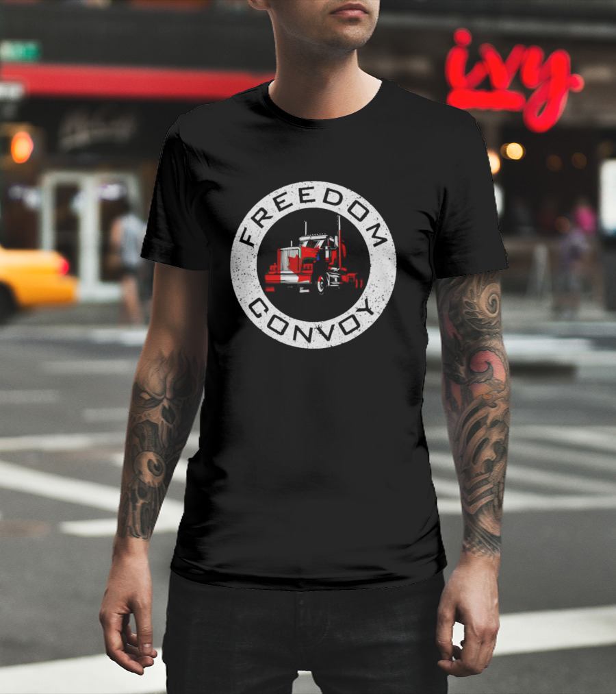 Freedom Convoy Red Truck Canada T-Shirt
