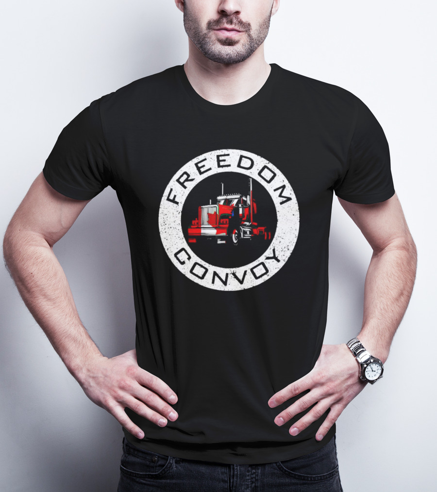 Freedom Convoy Red Truck Canada T-Shirt