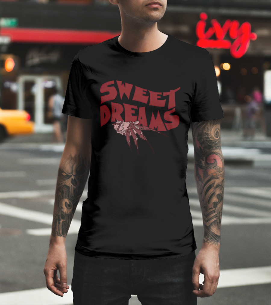 Sweet Dreams Freddy Krueger Glove Horror T-Shirt