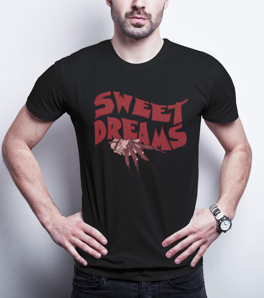 Sweet Dreams Freddy Krueger Glove Horror T-Shirt