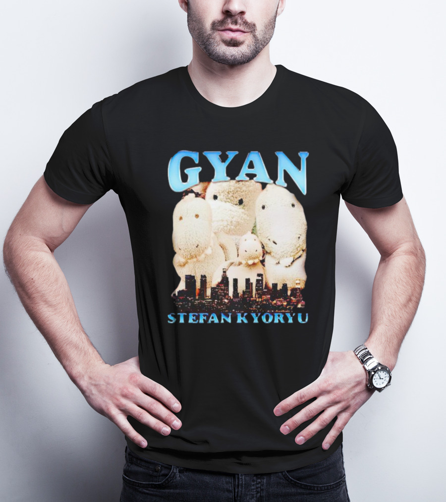Gyan Stefan Kyoryu Plush Dinos City Skyline T-Shirt