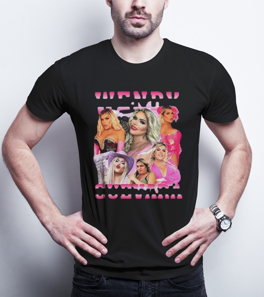 Wendy Guevara Collage Pink Outfits T-Shirt