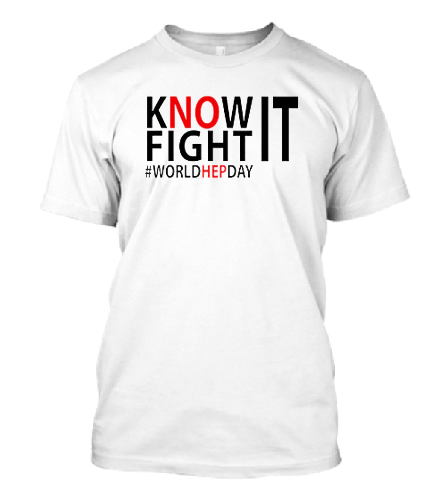 Know It Fight It #WorldHepDay T-Shirt