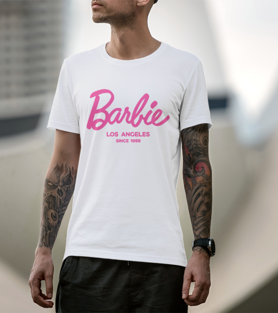 Barbie Los Angeles Since 1959 Retro Pink T-Shirt