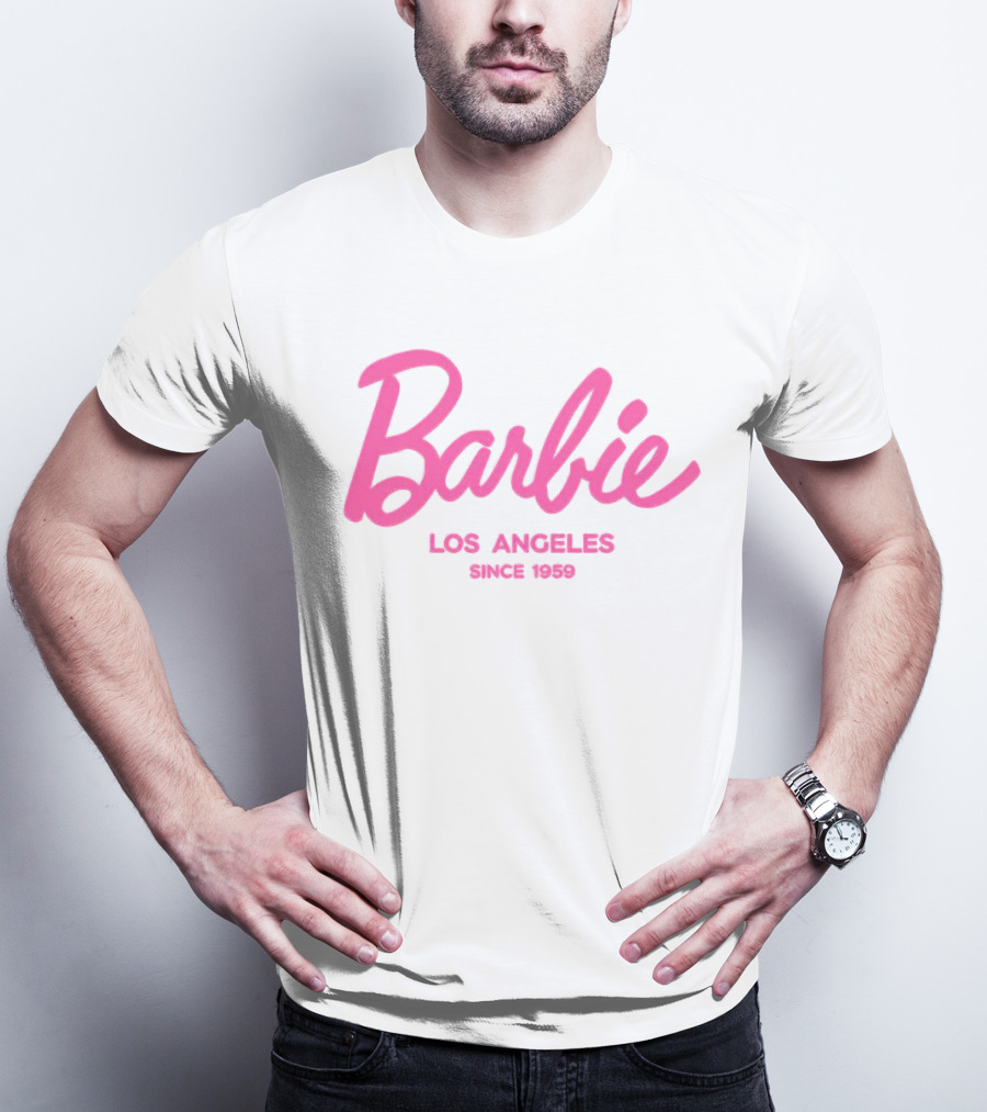 Barbie Los Angeles Since 1959 Retro Pink T-Shirt