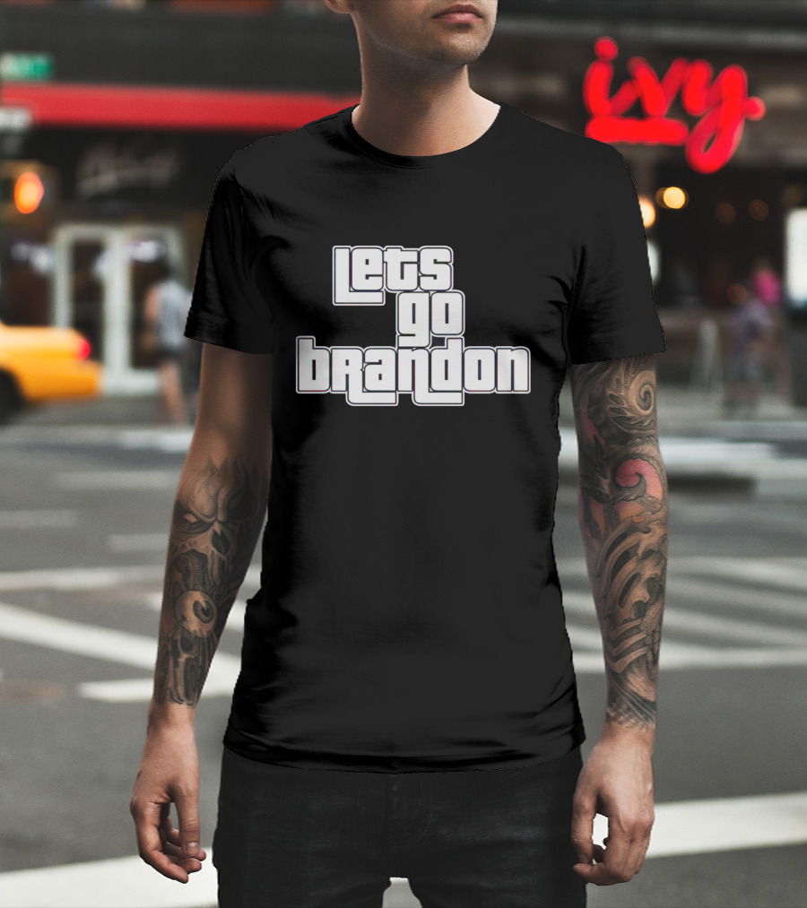 Lets Go Brandon Grand Theft T-Shirt