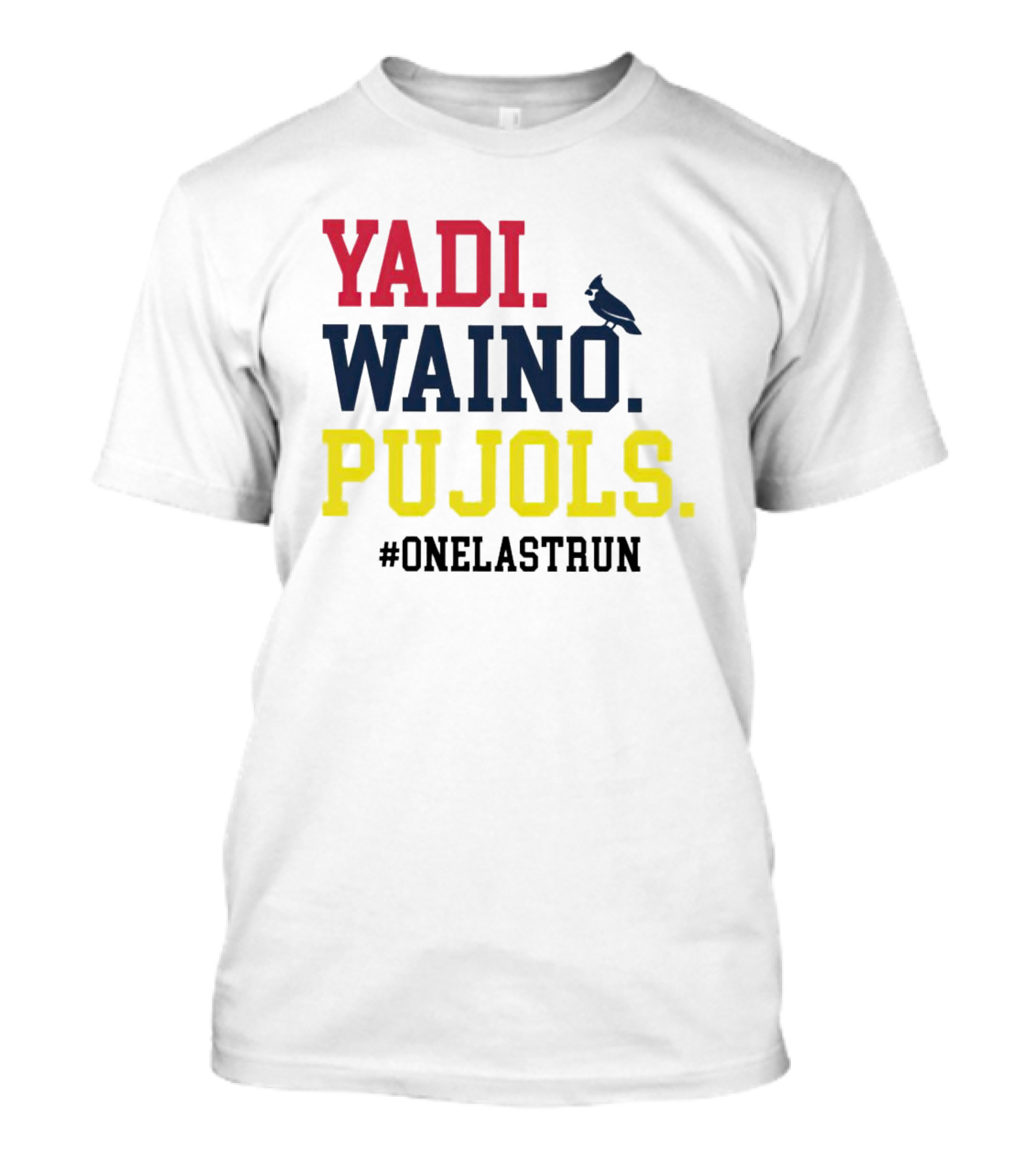 Yadi Waino Pujols One Last Run MLB Cardinals Legend Farewell T-Shirt