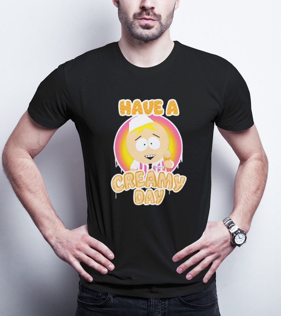 Have A Creamy Day DikinBaus Hot Dogs Ice Cream Cone T-Shirt