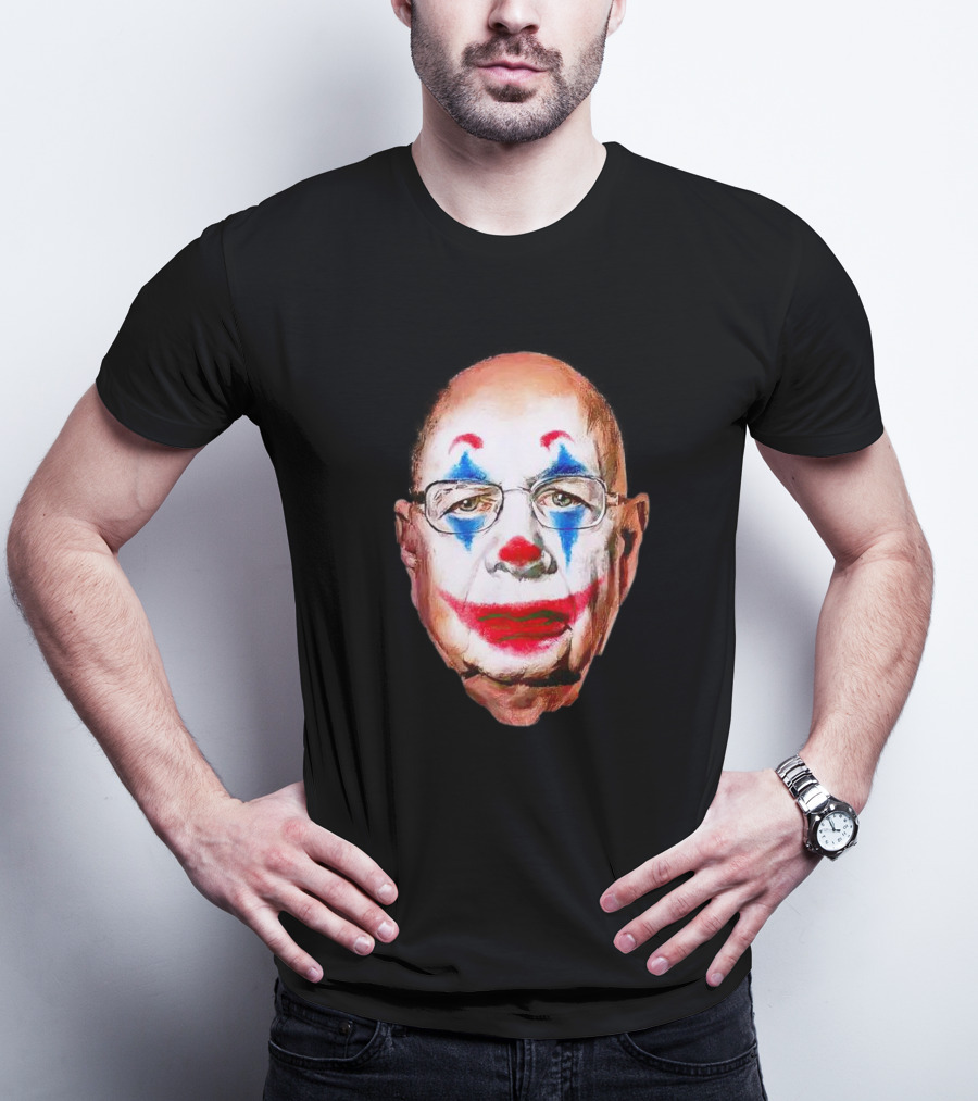 Klaus Schwab Joker Clown Face Paint T-Shirt