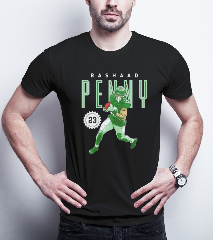 Rashaad Penny Philadelphia 23 Football Run T-Shirt