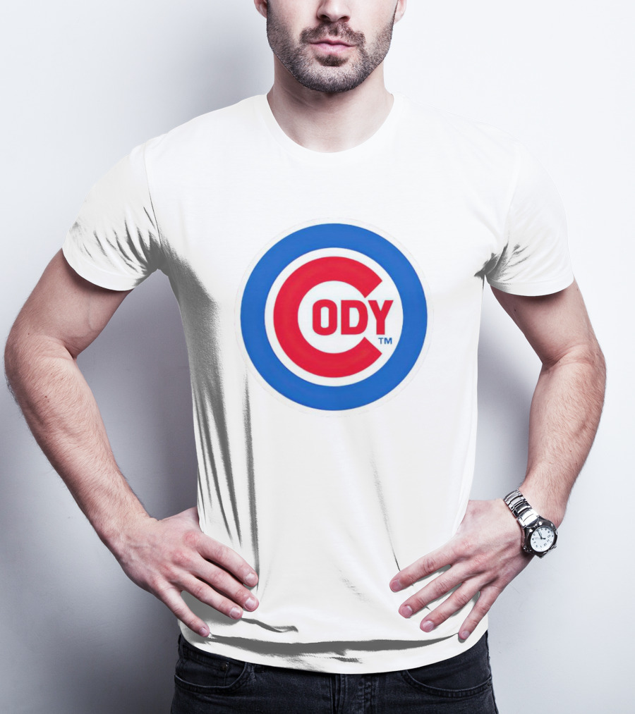 Chicago Cubs Cody Logo Circle Emblem T-Shirt