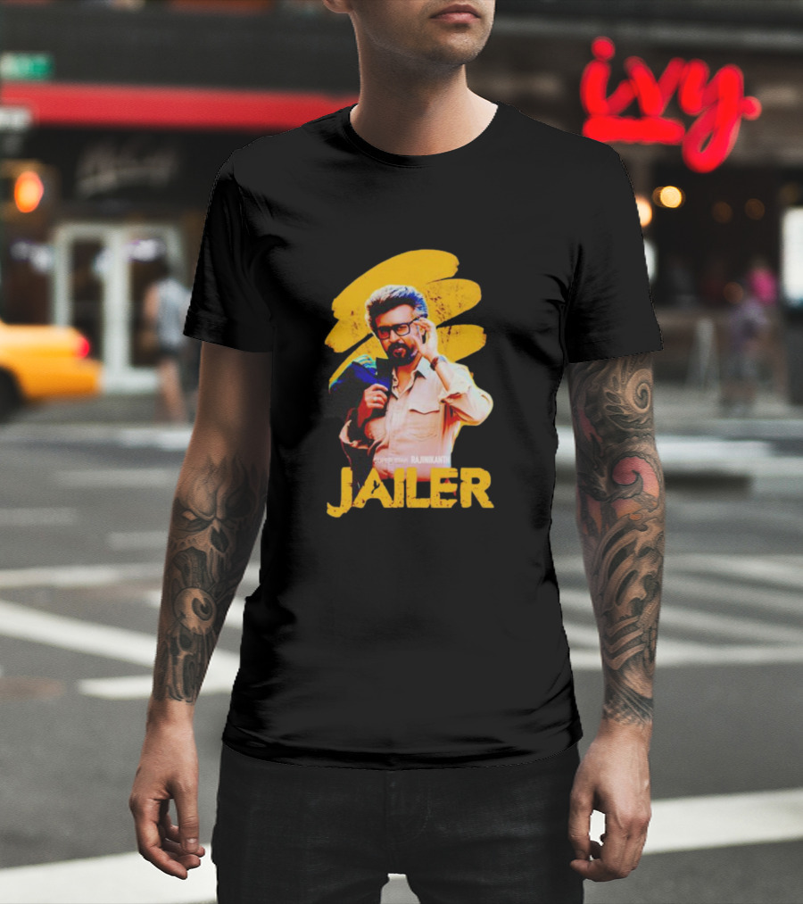 Super Star Rajinikanth Jailer Iconic T-Shirt