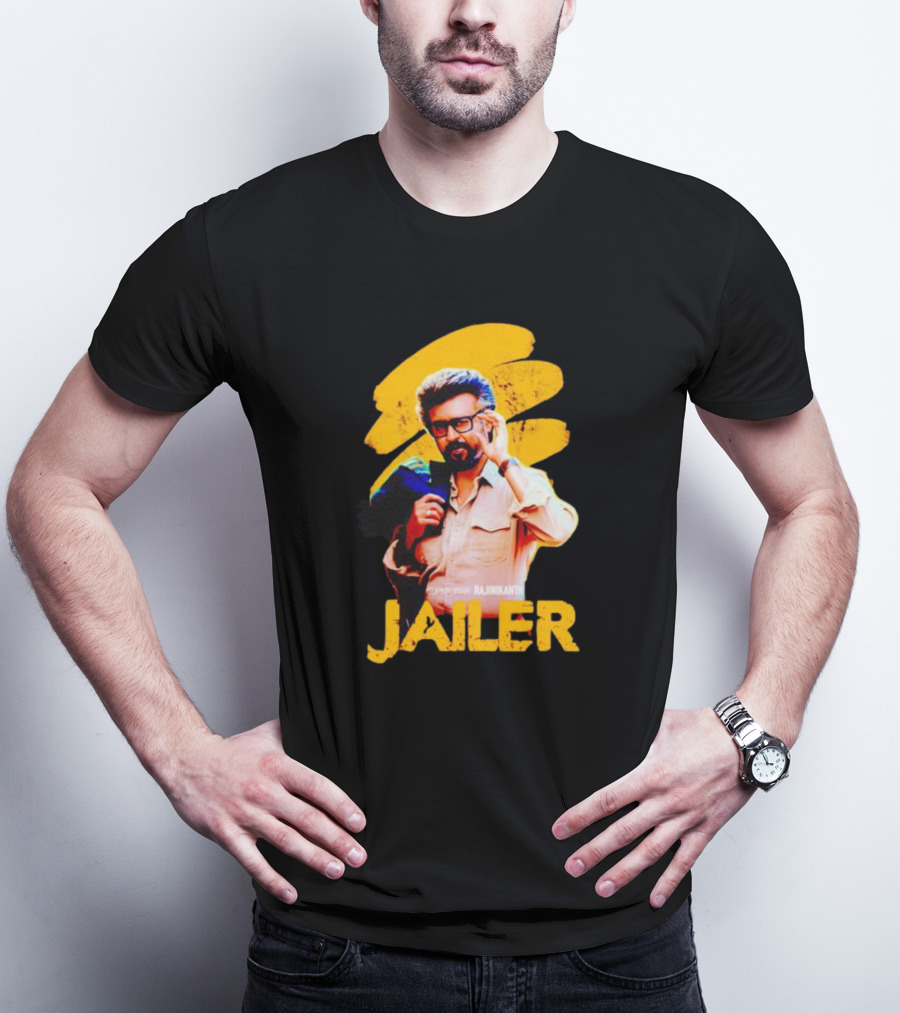 Super Star Rajinikanth Jailer Iconic T-Shirt