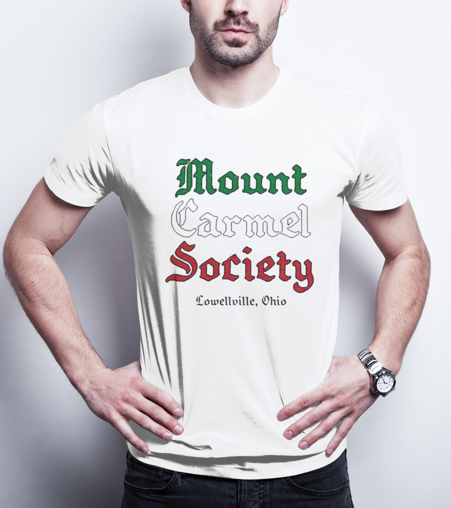 Mount Carmel Society Lowellville Ohio Green T-Shirt