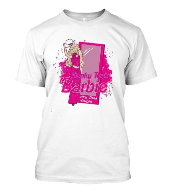 Honky Tonk Barbie Iconic Pink Cowgirl T-Shirt