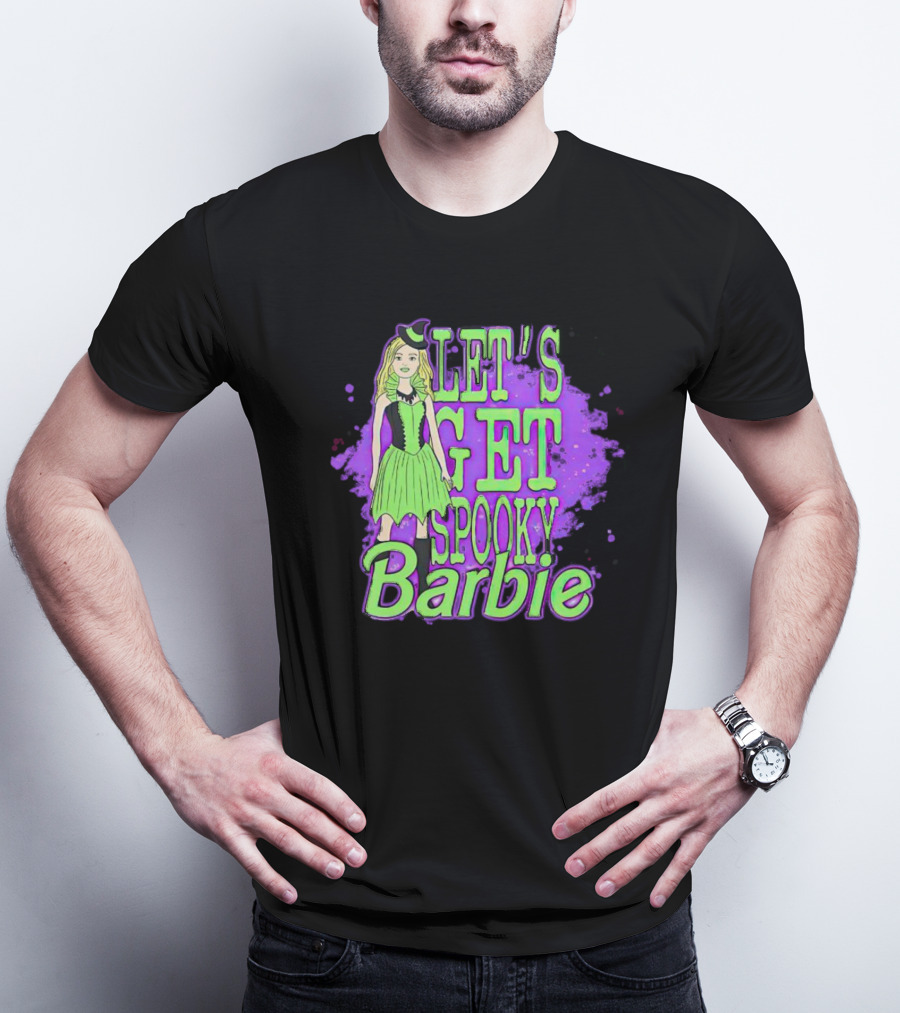 Let's Get Spooky Barbie Halloween Witch Costume T-Shirt