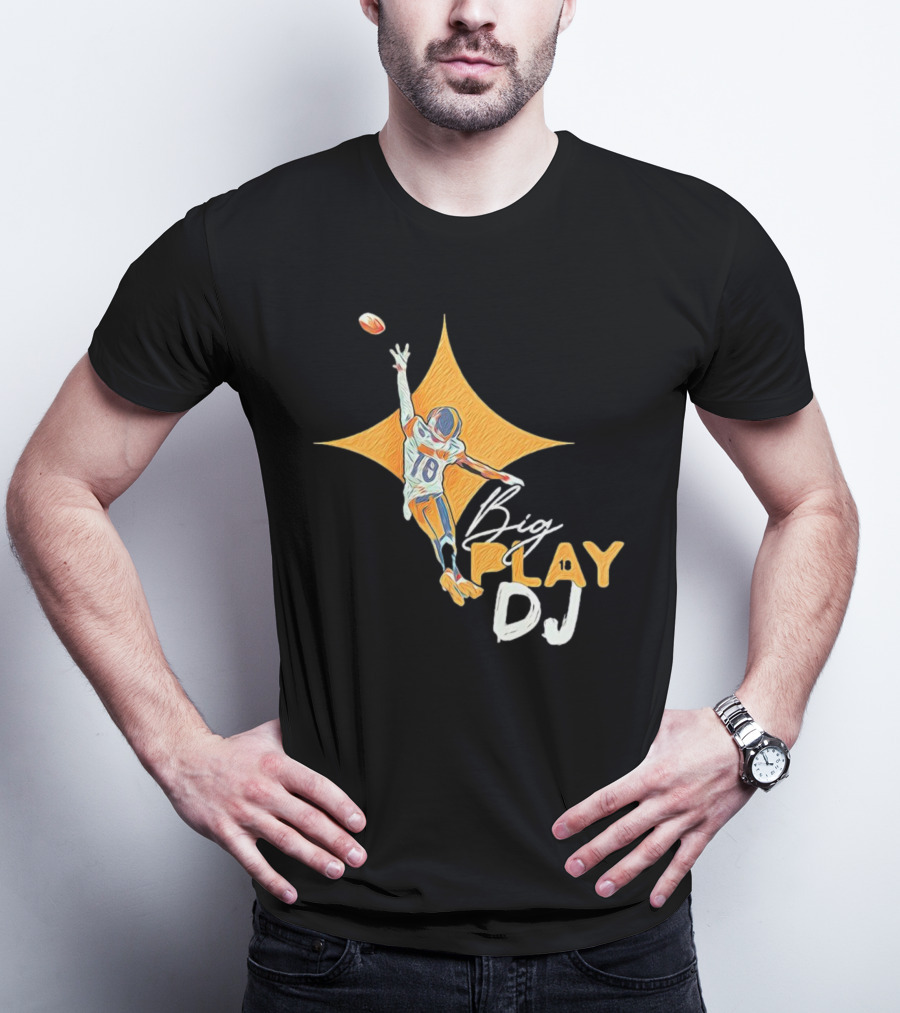 Big Play DJ Pittsburgh Steelers Football Star Catch 18 T-Shirt