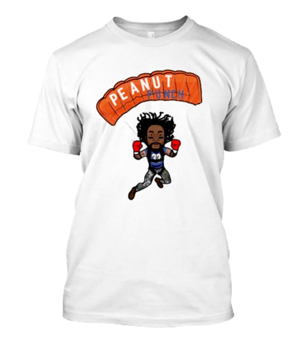 Charles Tillman Peanut Punch Parachute Skydiving Adventure T-Shirt