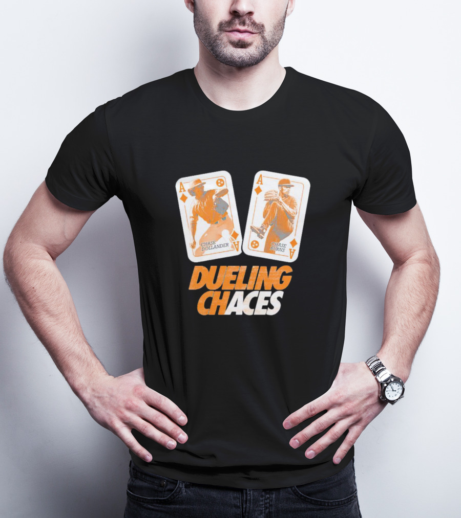 Dueling Chaces Chase Dollander Chase Burns Playing Cards T-Shirt