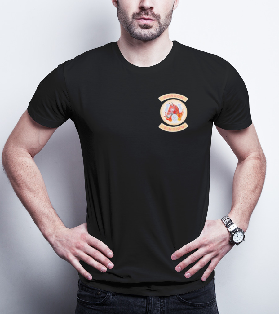 Kendom Saloon Vintage Fire Helmet Emblem T-Shirt