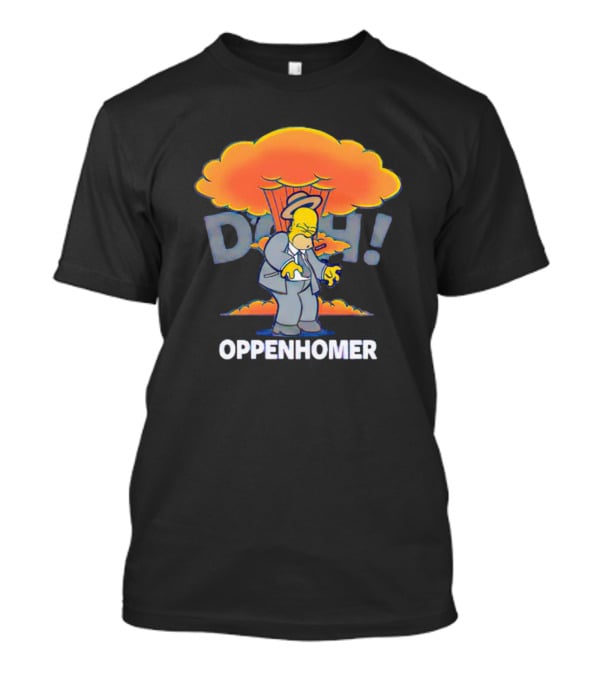 Homer Simpson D'oh Oppenhomer Explosion T-Shirt