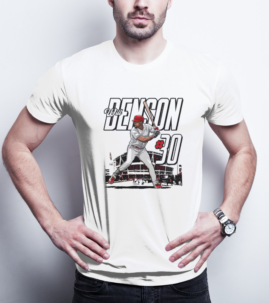 Will Benson #30 Stadium Baseball Player T-Shirt