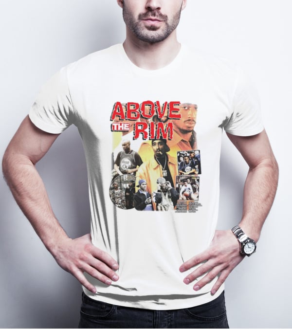 Above The Rim 2Pac Shoot Out Picture Collage T-Shirt
