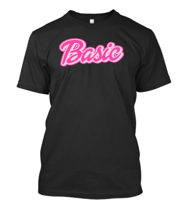 Basic Barbie Pink Script T-Shirt