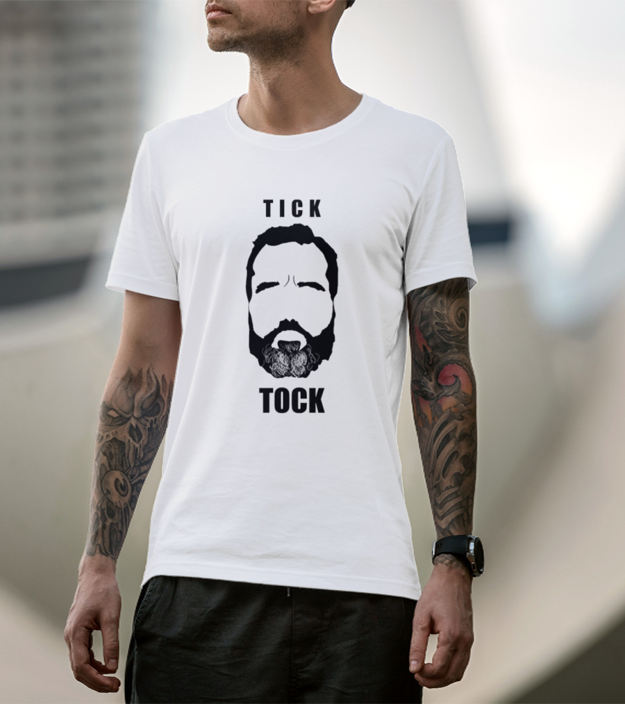 Tick Tock Jack Smith Beard Face T-Shirt