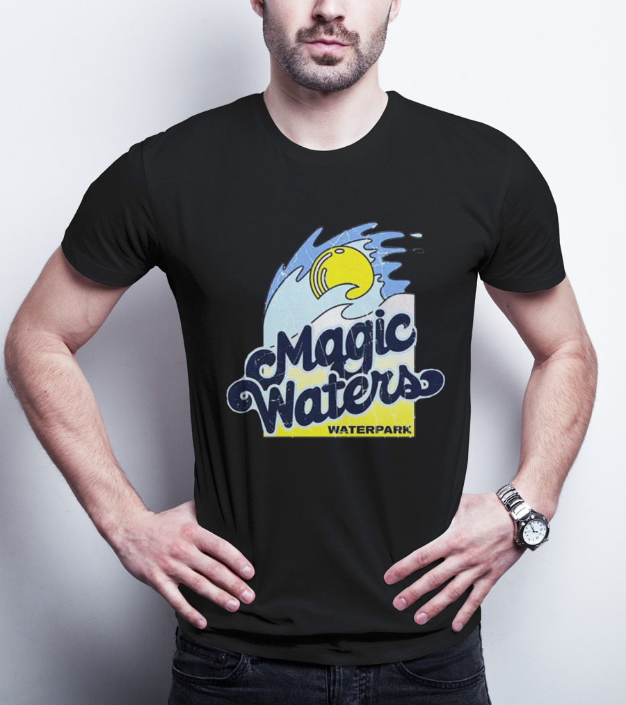 Magic Waters Waterpark Wave And Sun T-Shirt
