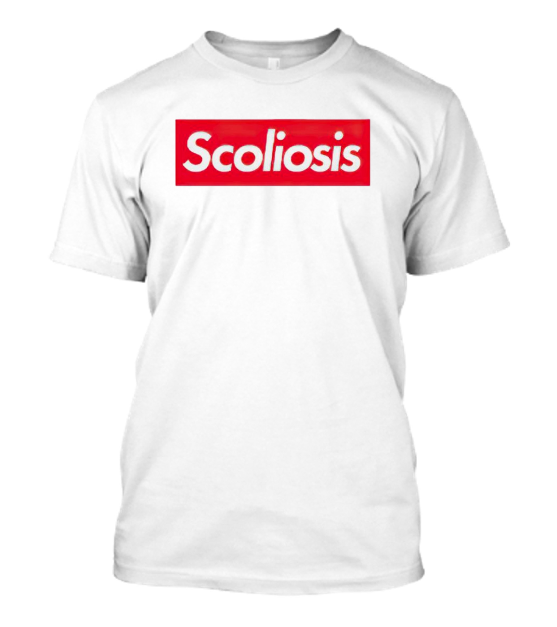 Scoliosis Red Box T-Shirt