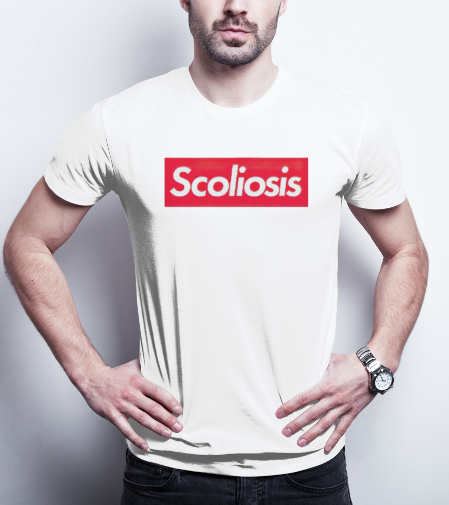 Scoliosis Red Box T-Shirt