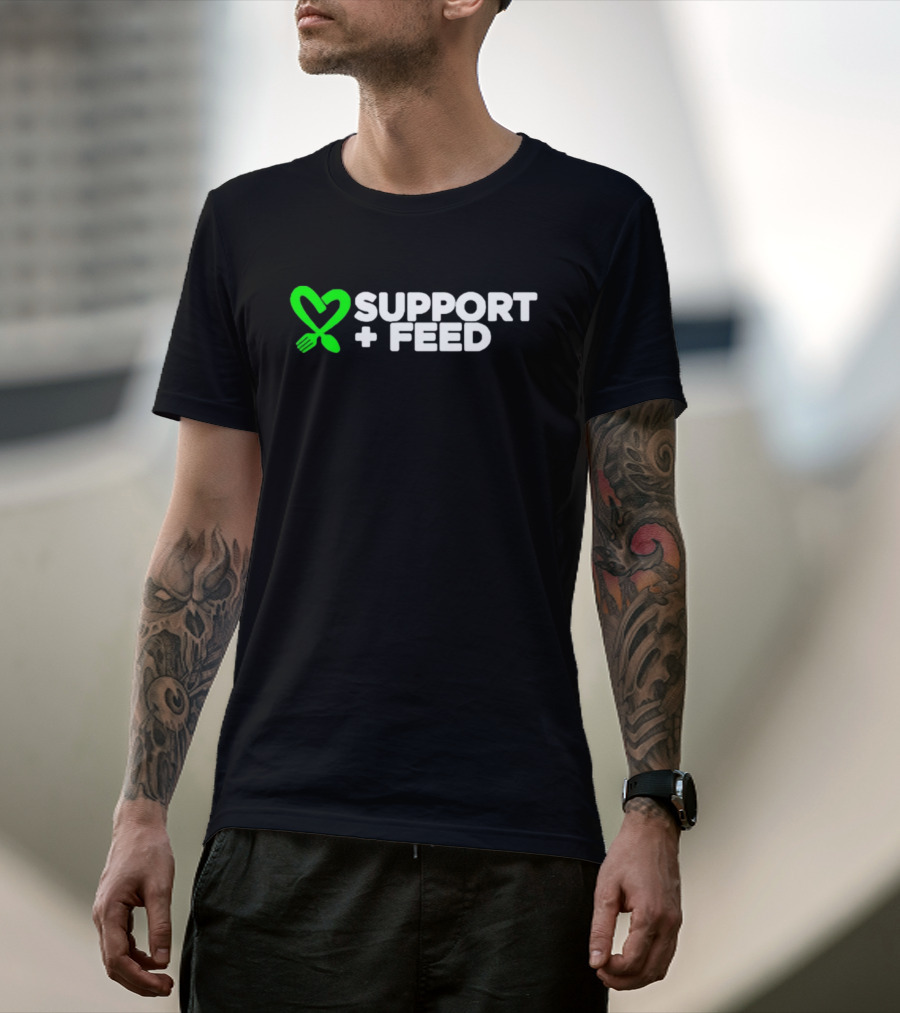 Support Plus Feed Heart T-Shirt