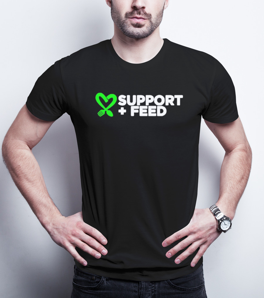 Support Plus Feed Heart T-Shirt