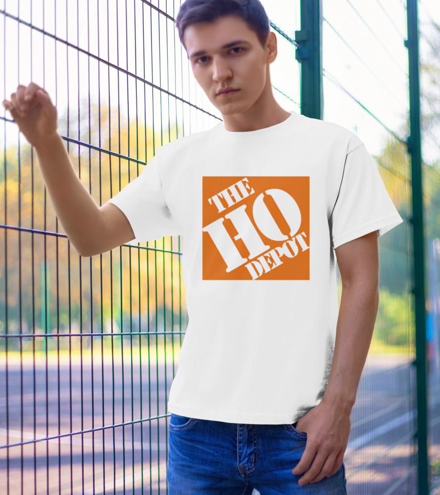 The Ho Depot Orange Square T-Shirt