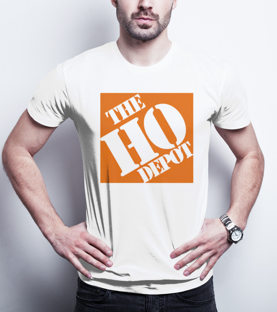 The Ho Depot Orange Square T-Shirt